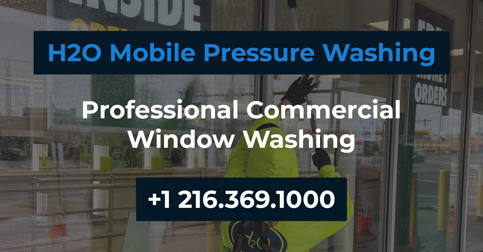 Commercial Window Cleaning- H2O Mobile Pressure Washing